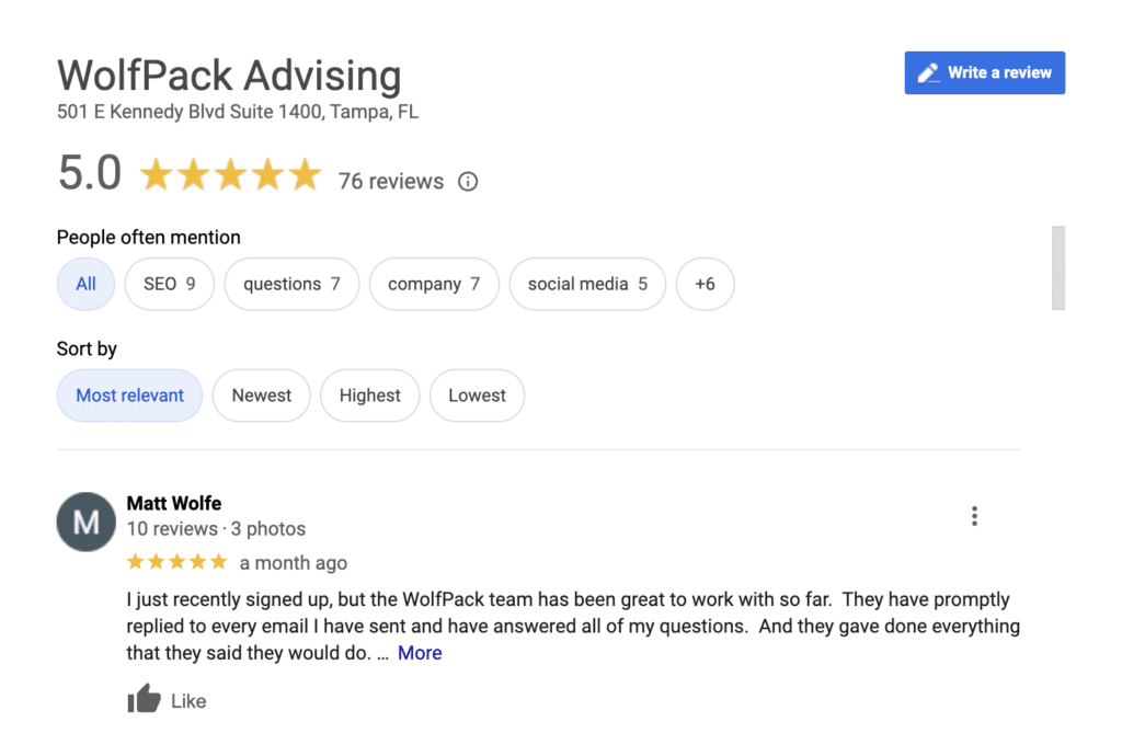Can You Post a Google Review on Your Instagram Page? | WolfPack